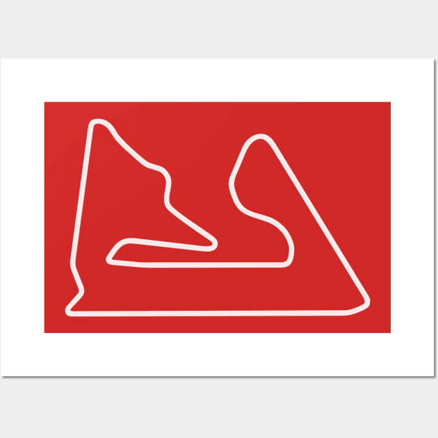 Bahrain International Circuit [outline] - Bahrain - Posters and Art ...