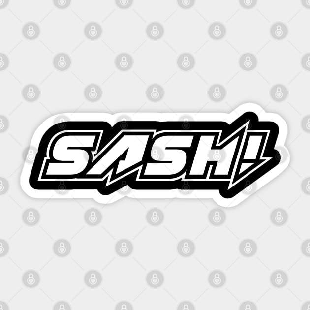 SASH - DANCEFLOOR COLLECTION 90S white edition - Sash - Sticker | TeePublic