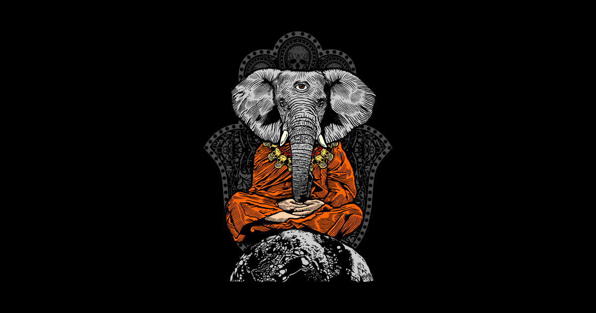 Zen Elephant - Zen - Posters and Art Prints | TeePublic