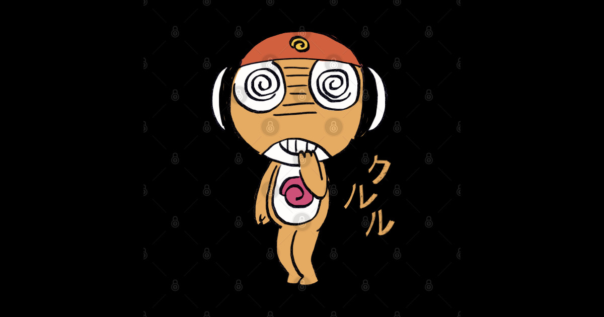 I draw kururu / Sergeant Keroro - Keroro - Sticker | TeePublic
