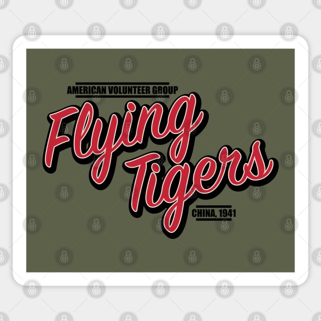 WW2 Flying Tigers - Flying Tigers American Volunteer Group - Sticker ...