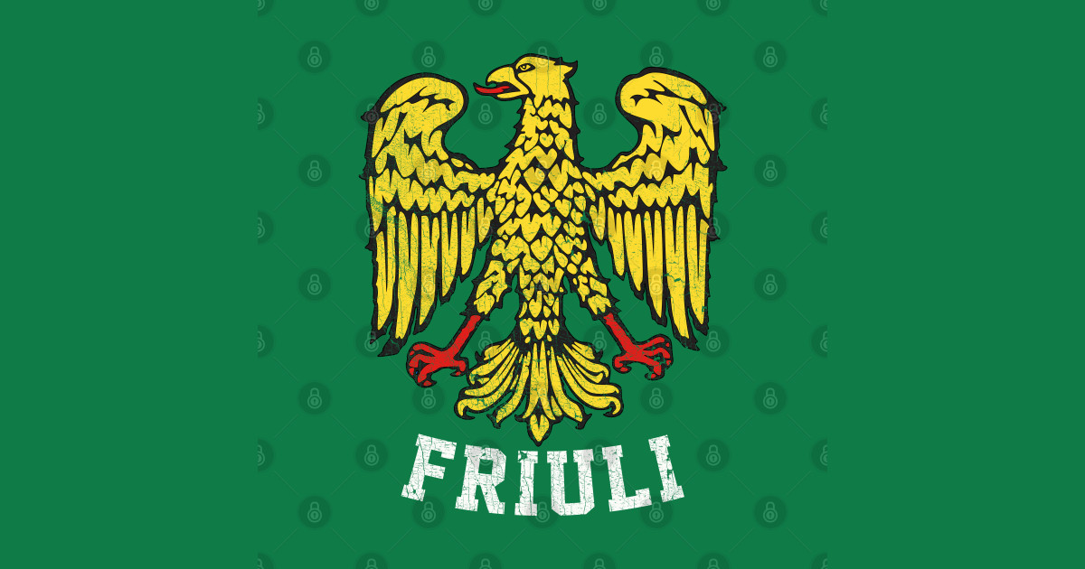 Friuli Venezia Giulia / Coat of Arms / Vintage Style - Friuli - T-Shirt ...