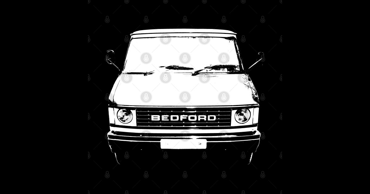 Bedford CF2 classic 1980s light commercial vehicle black/white ...