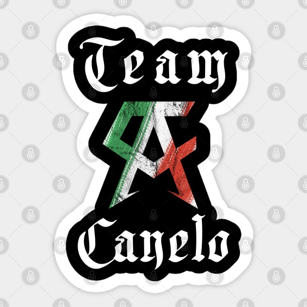 Team Canelo - Canelo Alvarez - Sticker | TeePublic