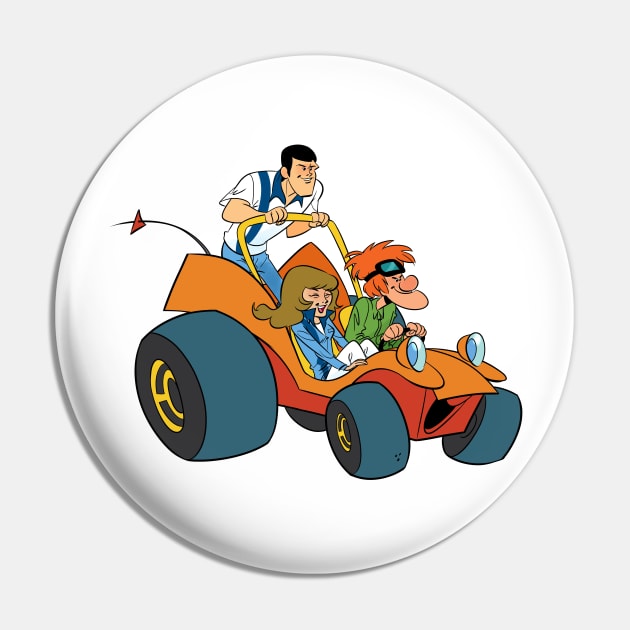 Speed Buggy - Buggy - Pin | TeePublic