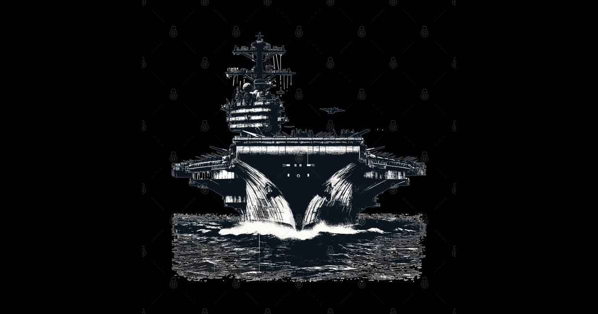 Aircraft Carrier - Aircraft Carrier - Sticker | TeePublic