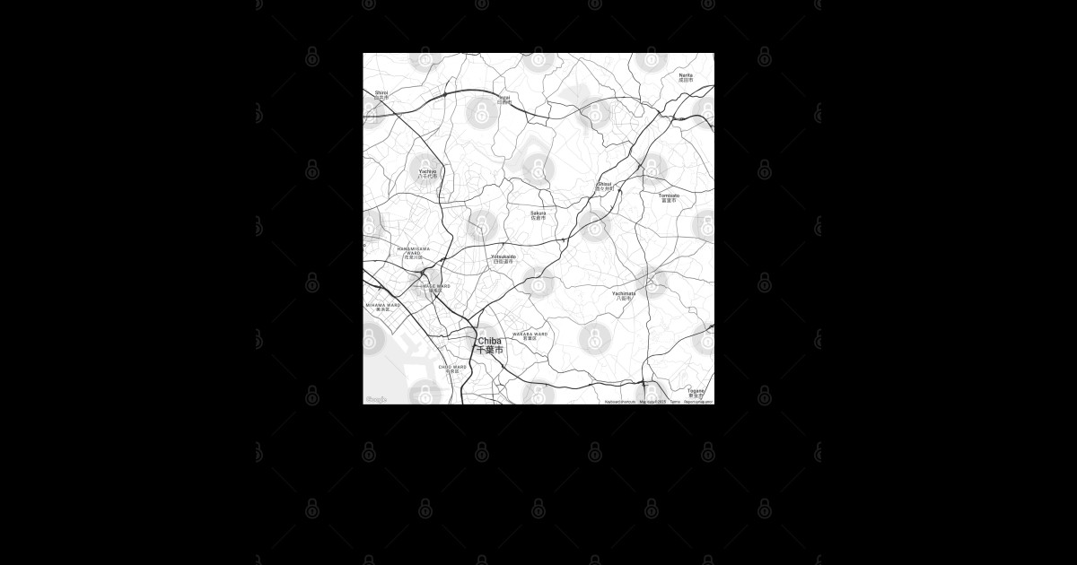 Minimalist Sakura Map Art - Japan City Coordinates Design - Sakura Map ...
