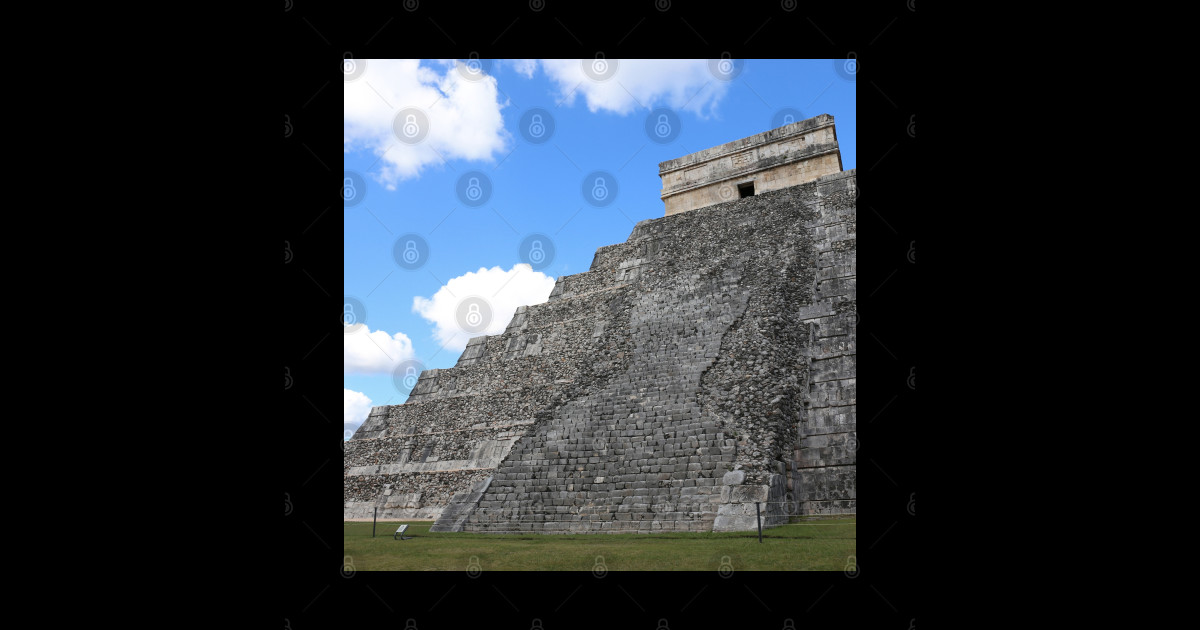 Chichén Itzá - Temple of Kukulkan - Chichen Itza - Sticker | TeePublic