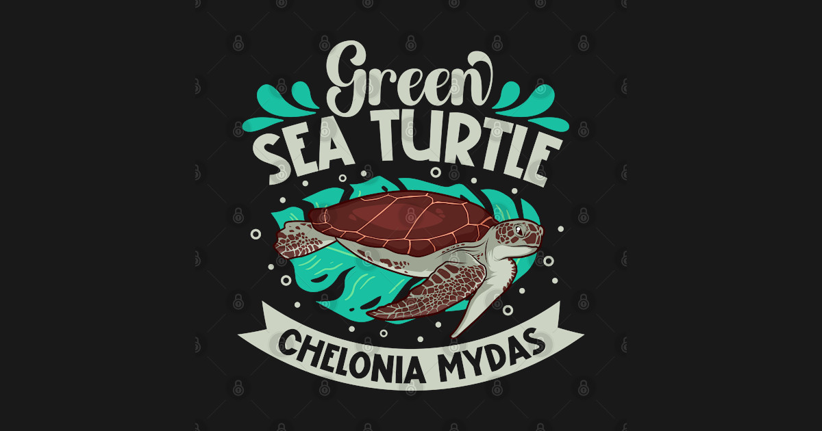 Green Sea Turtle - Green Sea Turtle - T-Shirt | TeePublic