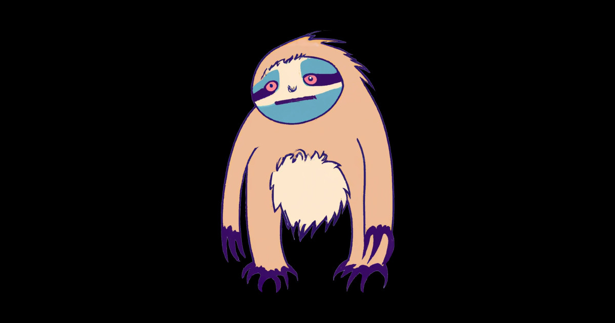 Sloth Monster - Sloth - Posters and Art Prints | TeePublic