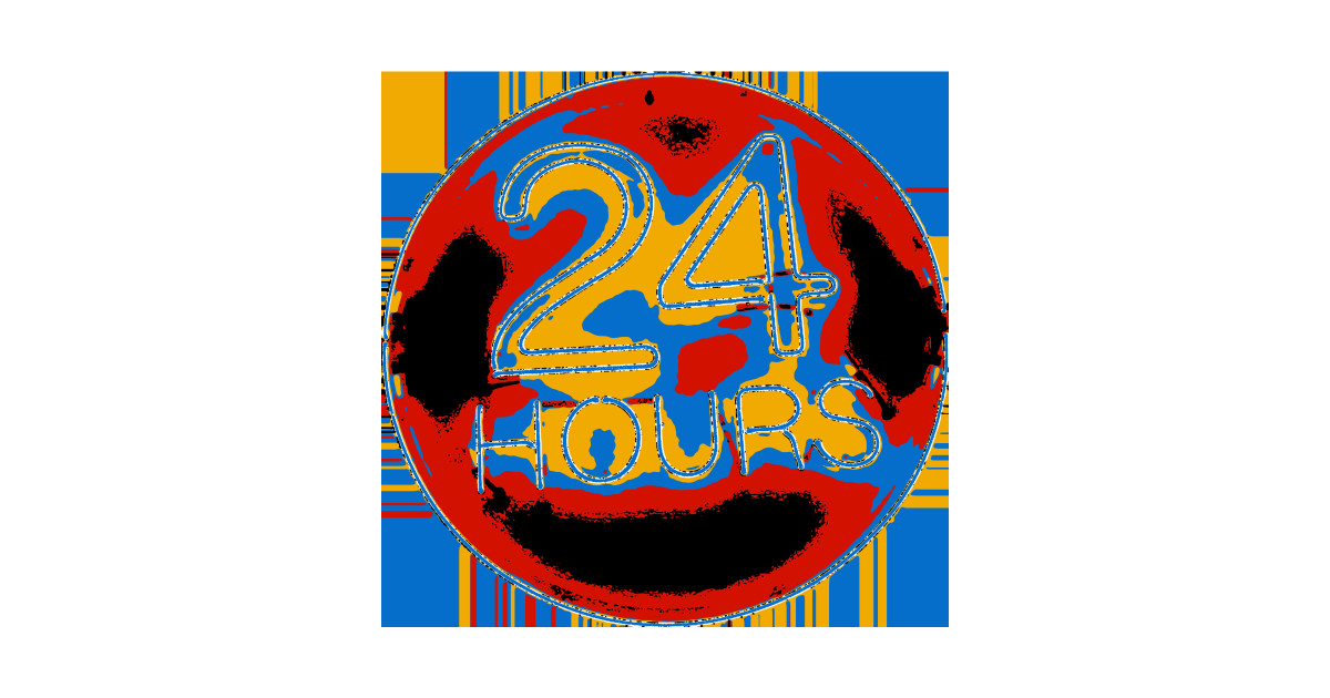 24hrs poster - Bywhacky - T-Shirt | TeePublic