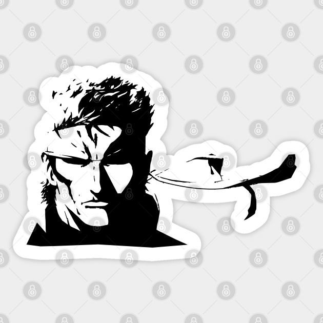 Solid Snake - Metal Gear Solid - Sticker | TeePublic