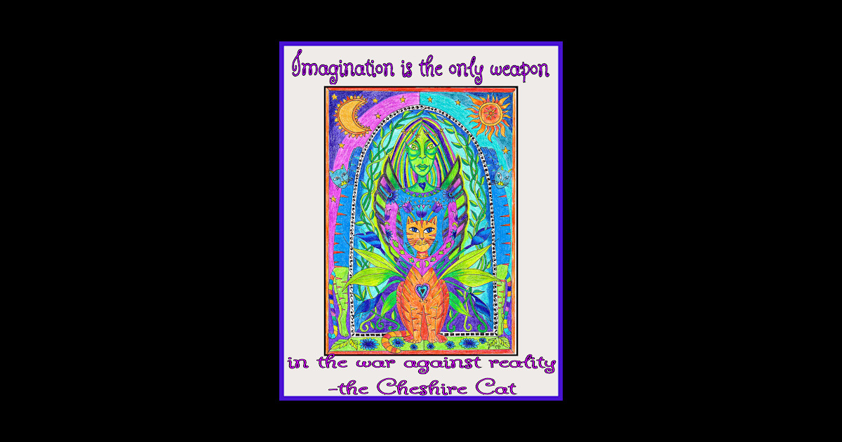 Imagination - Cat - Sticker | TeePublic