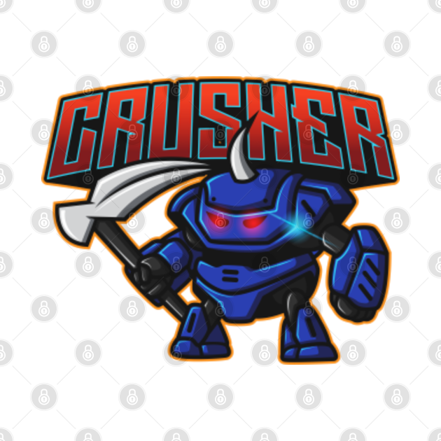 Crusher Mascot Logo, Kids Character design - Mascot Logo - T-Shirt ...