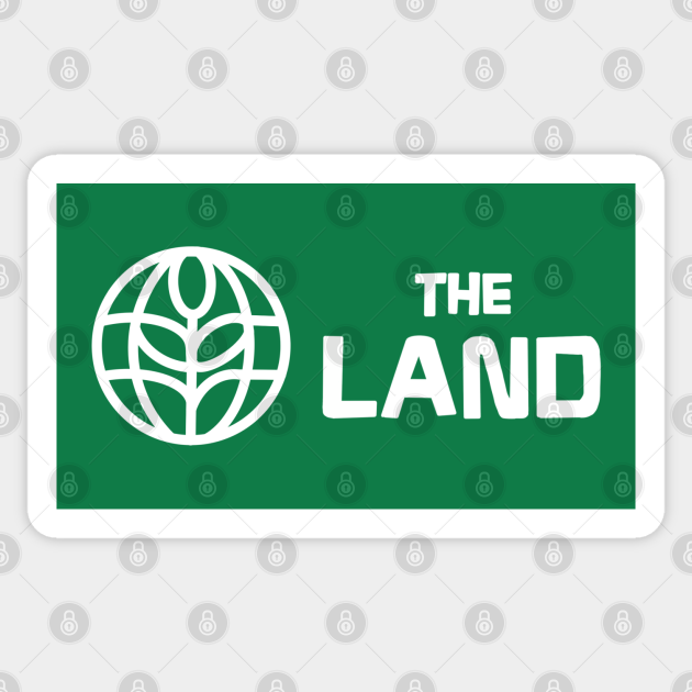Living with the land - Living With The Land - Sticker | TeePublic