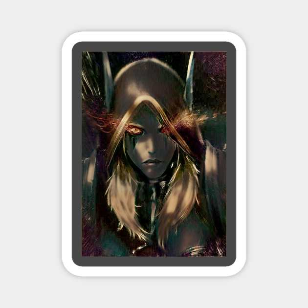 The Banshee Queen - Warcraft Inspired - Magnet | TeePublic