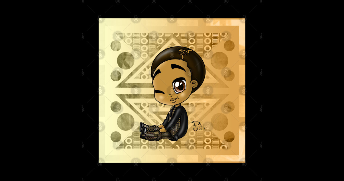 African American Boy - African American Boy - Sticker | TeePublic