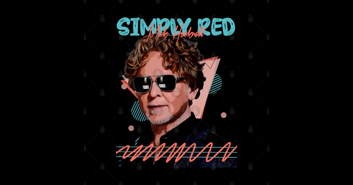 Retro Simply Red Fan Art Design - Simply Red - Sticker | TeePublic