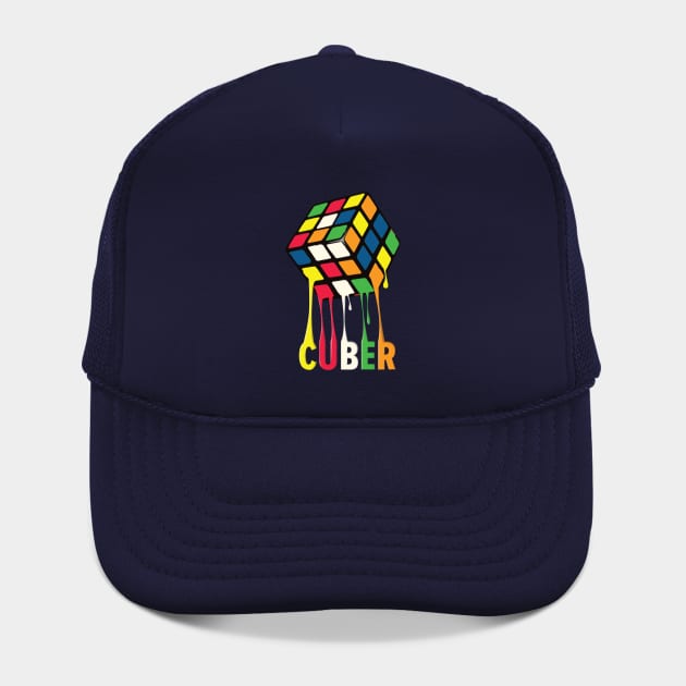 Melting Cube Cuber - Rubik's Cube Inspired Design - Rubik Cube - Hat ...