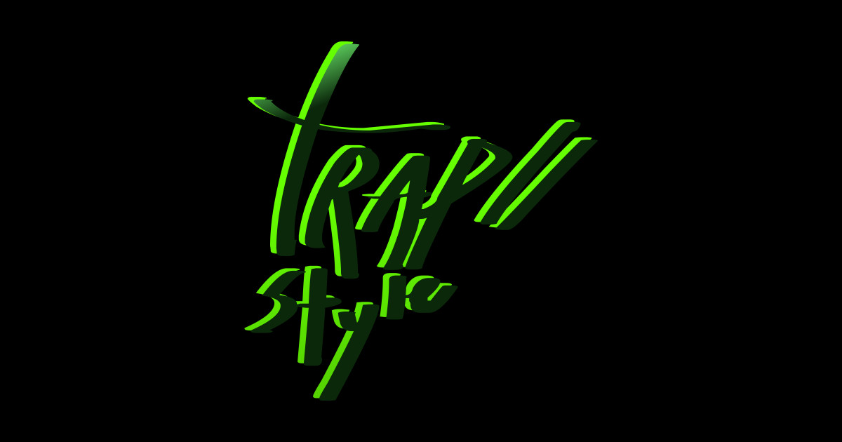 trap style graffiti tag - Trap Style Graffiti Tag - Sticker | TeePublic