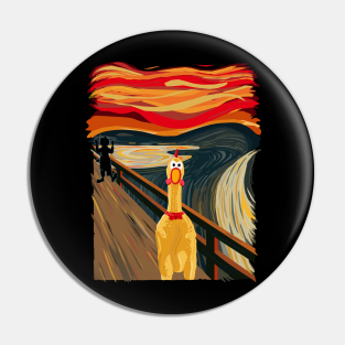 Edvard Munch The Scream Classic Pins and Buttons for Sale | TeePublic