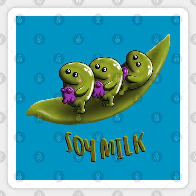Soy Milk Beans - Soy Milk - Sticker | TeePublic