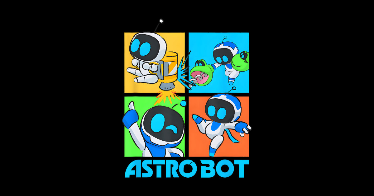 Bot Fighting Pose - Astro Robot Bot - Posters and Art Prints | TeePublic