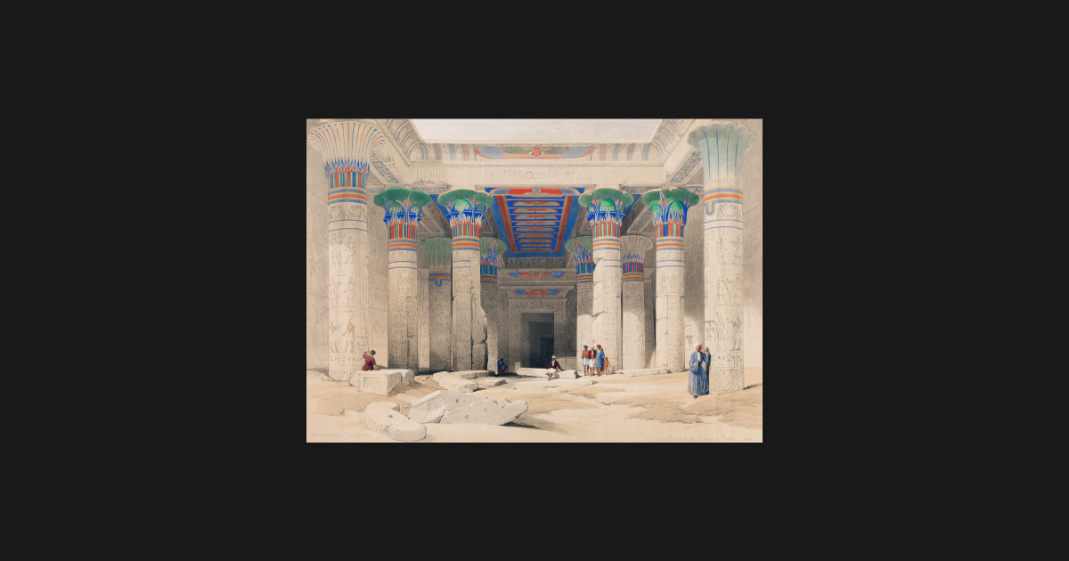 Grand Portico of the Temple of Philae Nubia, The Ancient Egyptian ...