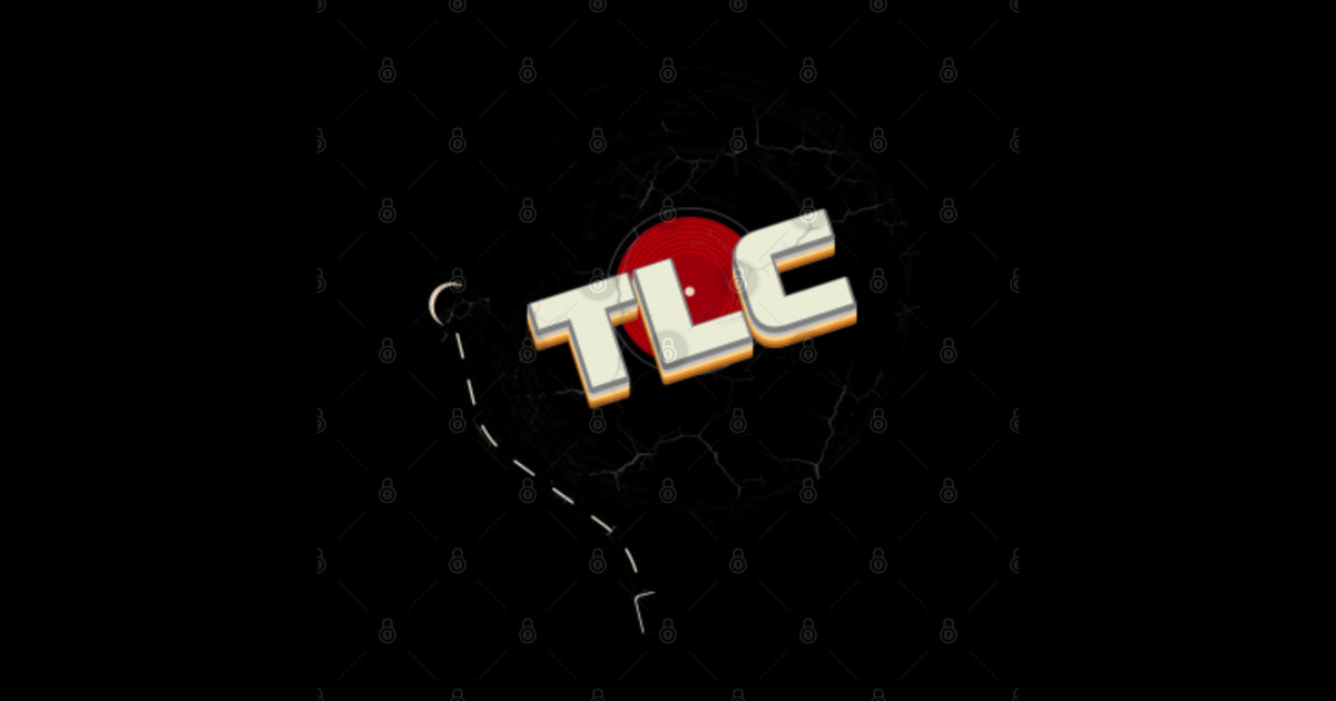 TLC // 90s Vintage Aesthetic Fan Art Vinyl - Tlc - Pin | TeePublic