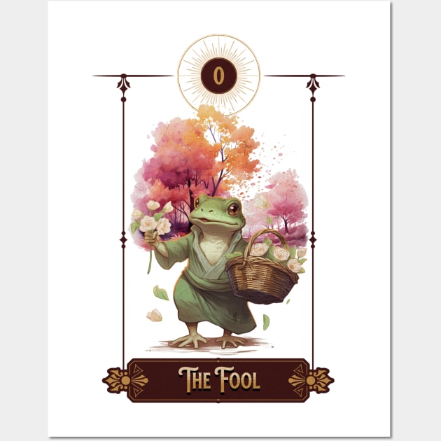 "The Fool" Frog Tarot Card - The Fool Tarot Card - Posters and Art ...