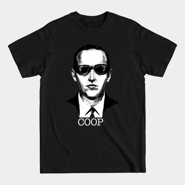 Black D.B. Cooper 1971 Heist Artists Impression T-Shirt Men's ...