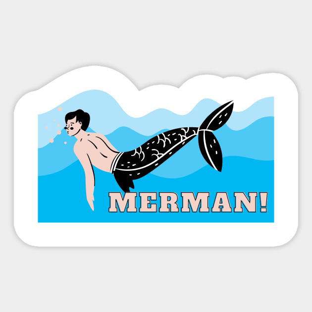 Zoolander Merman - Zoolander - Sticker | TeePublic