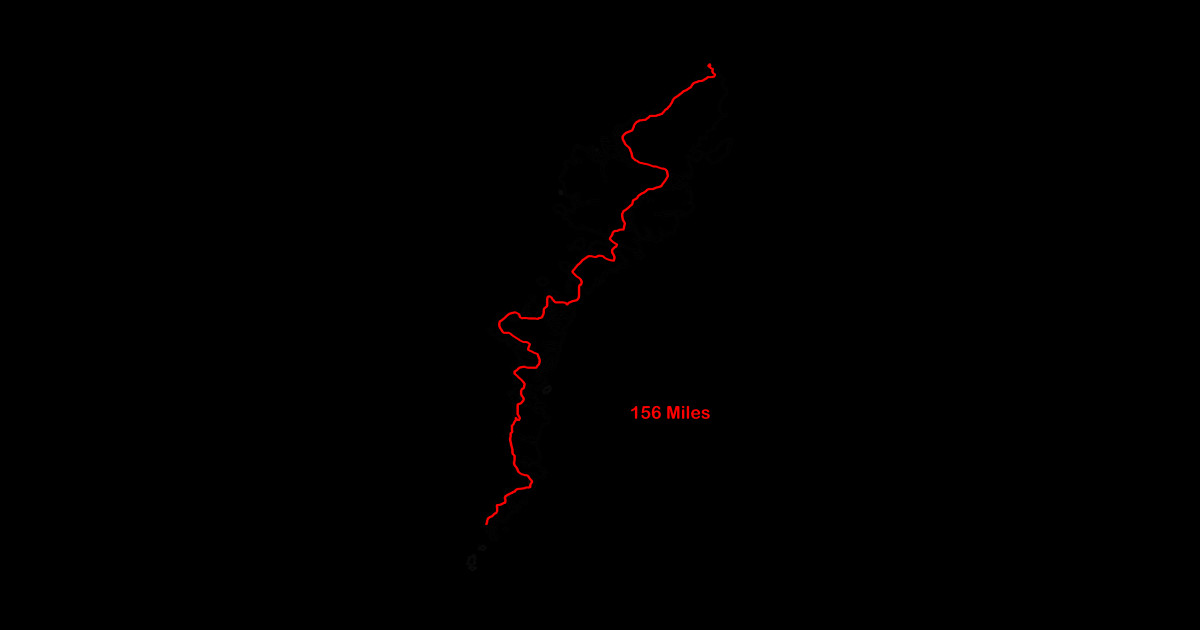 Route Map of the Hebridean Way in Scotland - Hiking Trails - Sticker ...