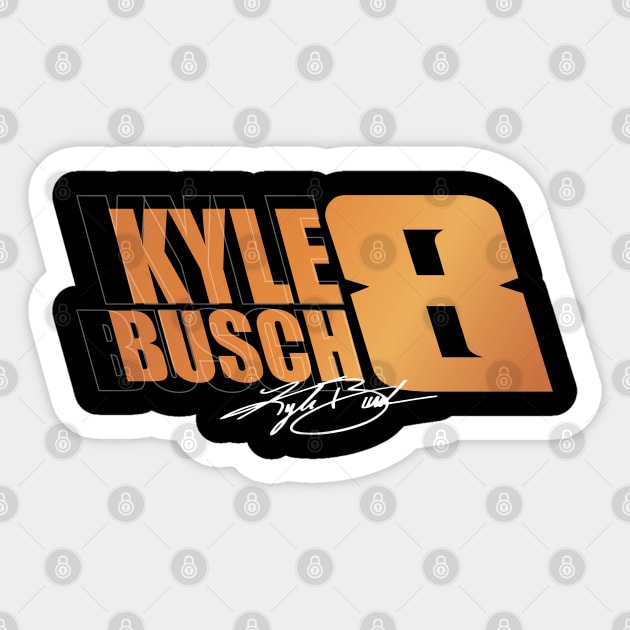 Kyle Busch 8 - Kyle Busch - Sticker | TeePublic