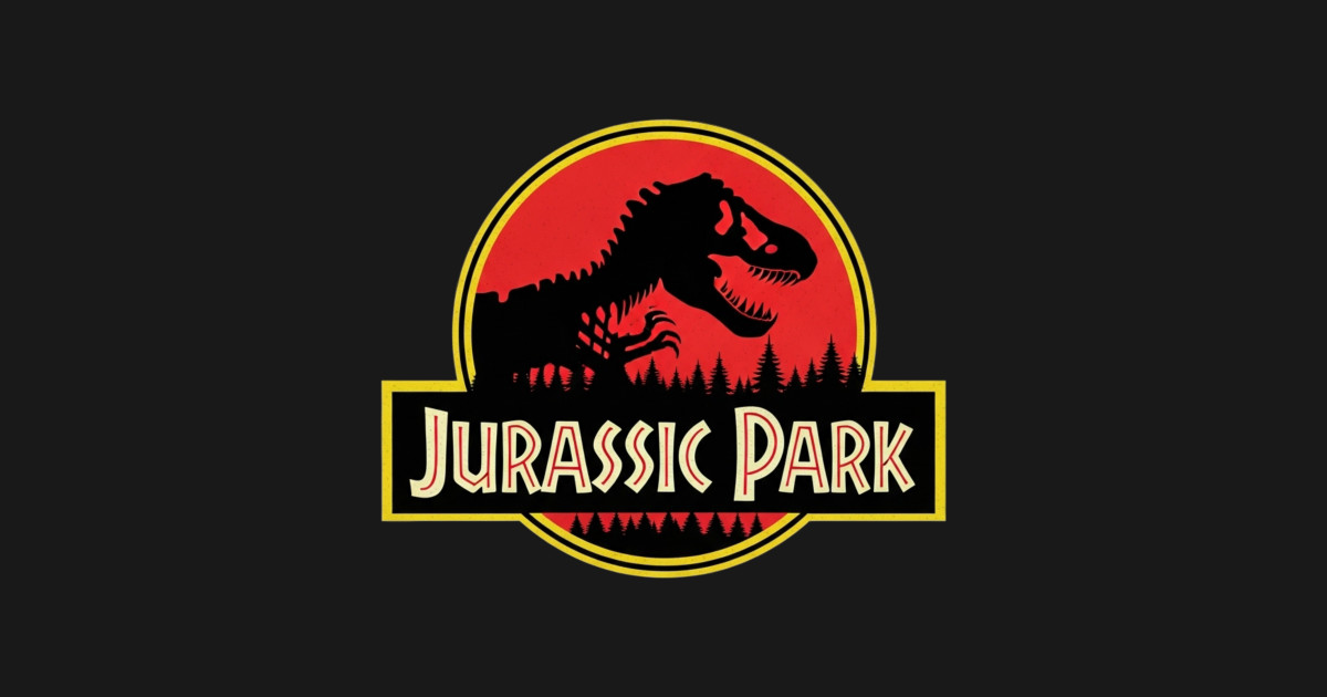 Jurassic Park Dinosaur Logo - Jurassic Park Dinosaur Logo - T-Shirt ...
