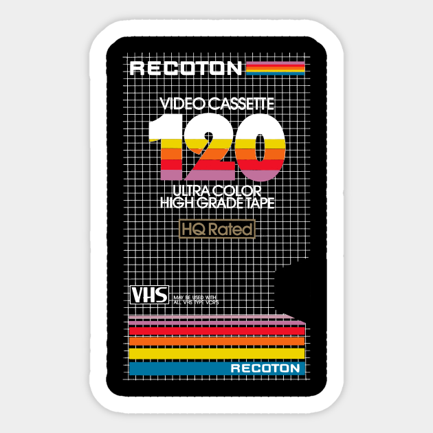 Retro VHS Tape - Vhs - Sticker | TeePublic