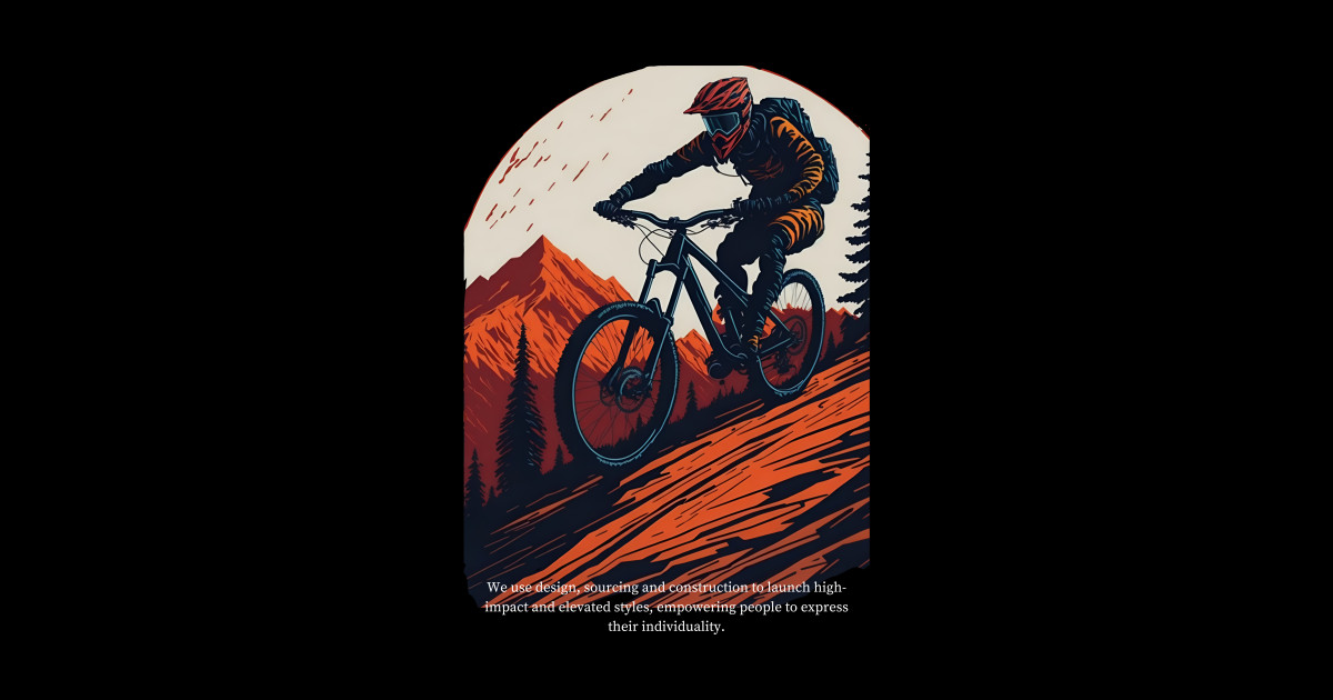 Downhill bike - Downhill Mountain Biking - Posters and Art Prints ...