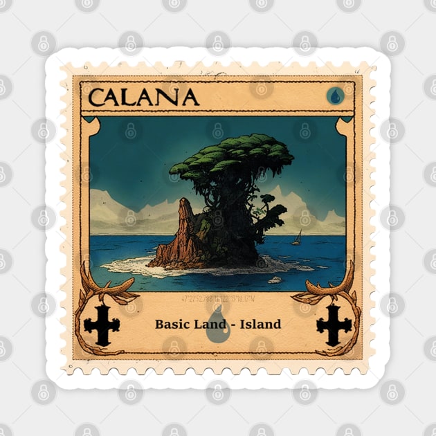 MTG - Island Stamp - Calana - Postage Stamp Series - Postage Stamp ...