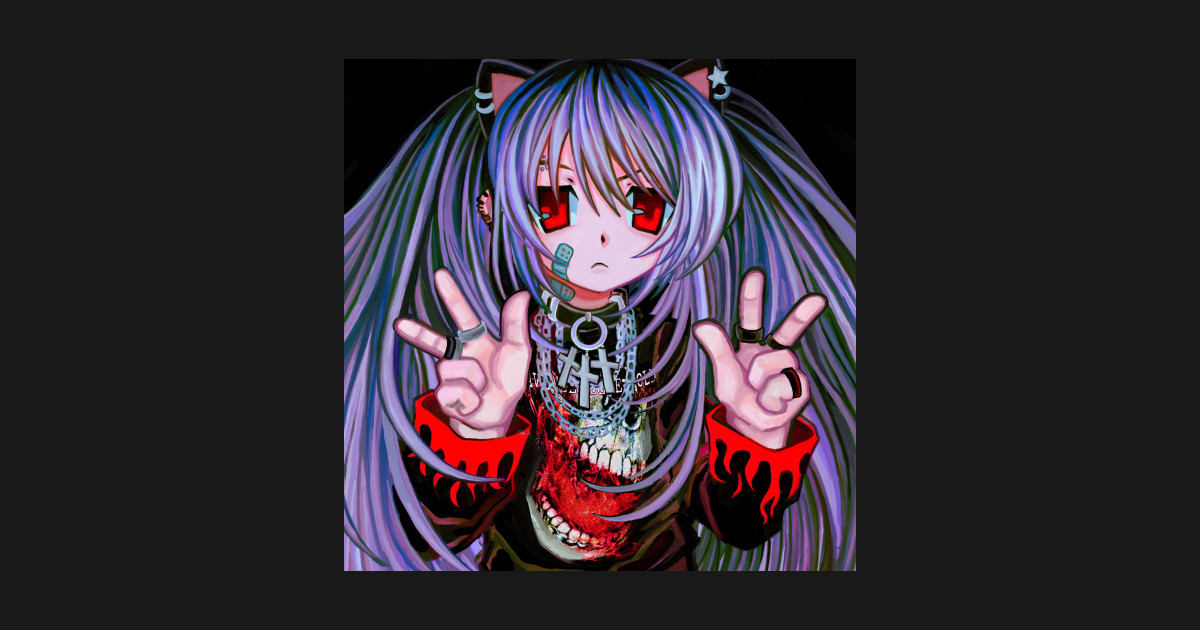 Metal Miku - Miku Hatsune - T-Shirt | TeePublic