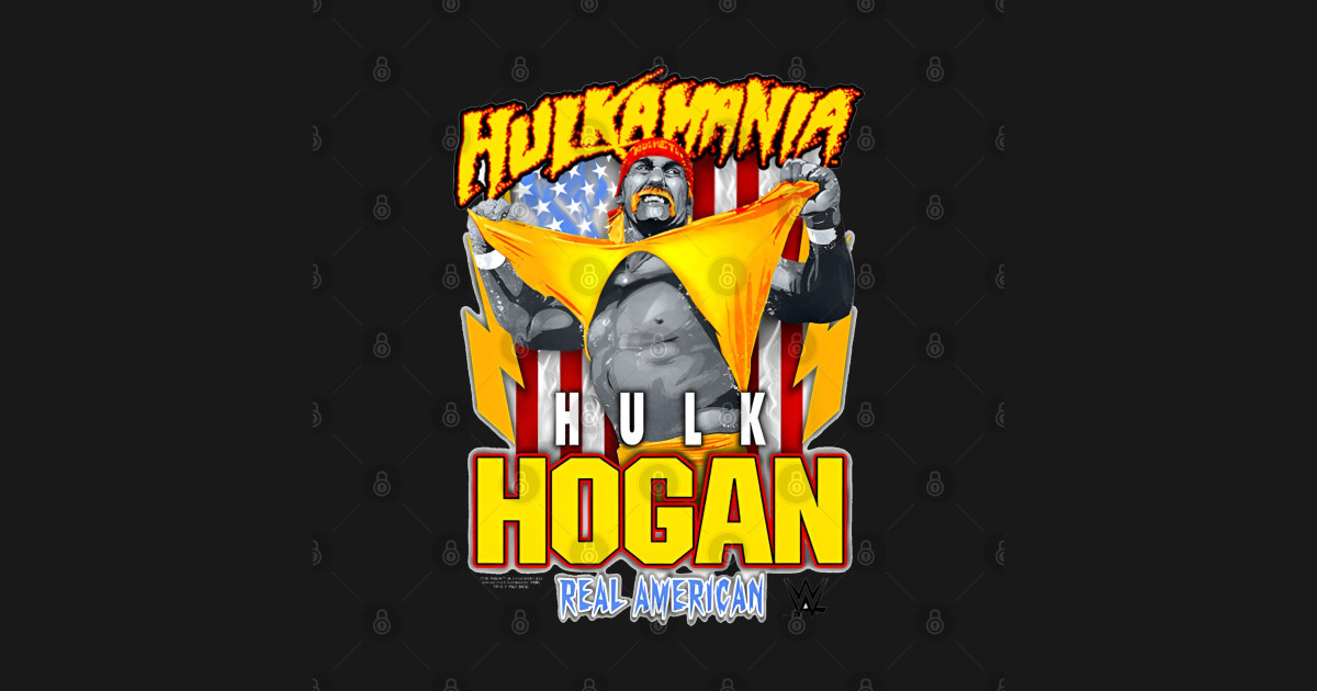 Hulk Hogan Hulkamania Real American Ripped - Hulk Hogan - T-Shirt ...