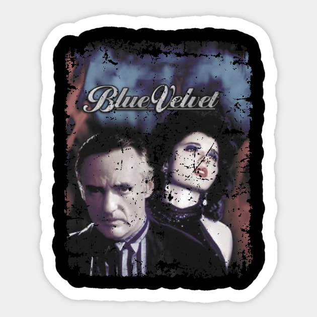 BLUE VELVET RETRO MOVIE - Blue Velvet - Sticker | TeePublic