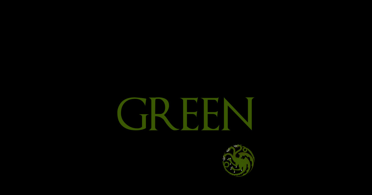 HOTD Team Green - House Of The Dragon - Sticker | TeePublic