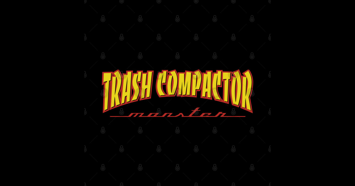 Trash Compactor Monster (Front & Back) - Dianoga - Posters and Art ...