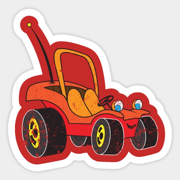 Speed Buggy - Cartoon - Sticker | TeePublic