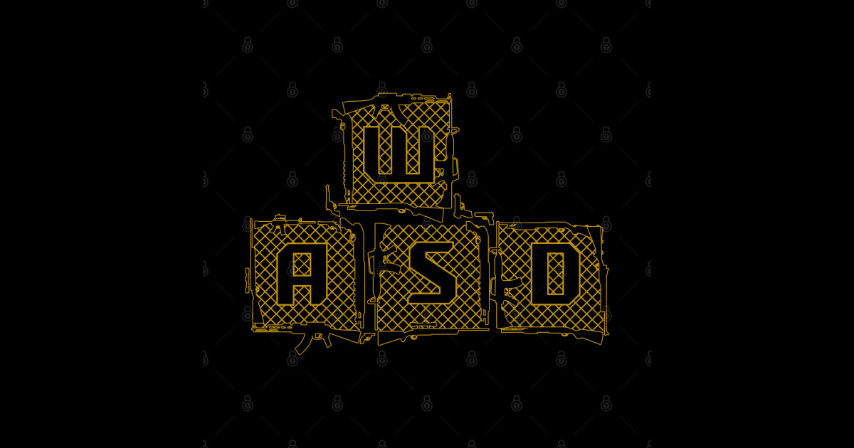 PC Gaming WASD FPS Gamer - Pc Gamer - Sticker | TeePublic