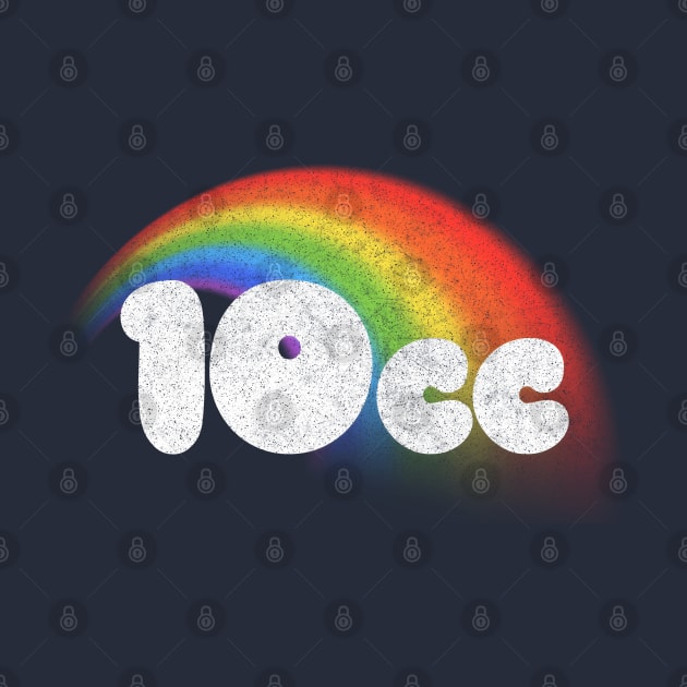 10cc ..... Retro .... 70s Styled ..... Fan Art Design - 10cc - T-Shirt ...