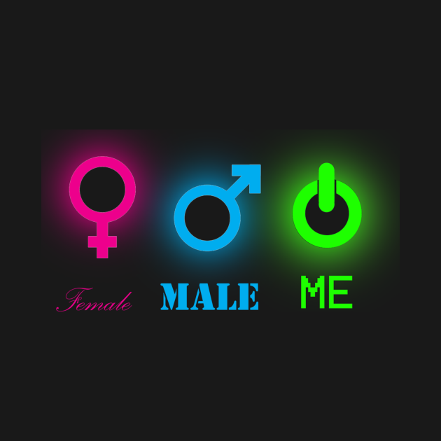 Female Male ME - Games - T-Shirt | TeePublic