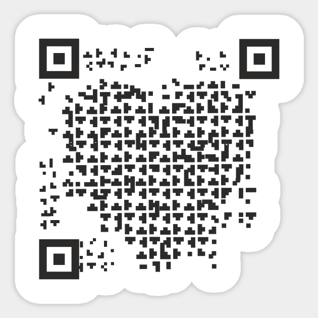 QR CODE Heart Identification - Qr Code - Sticker | TeePublic