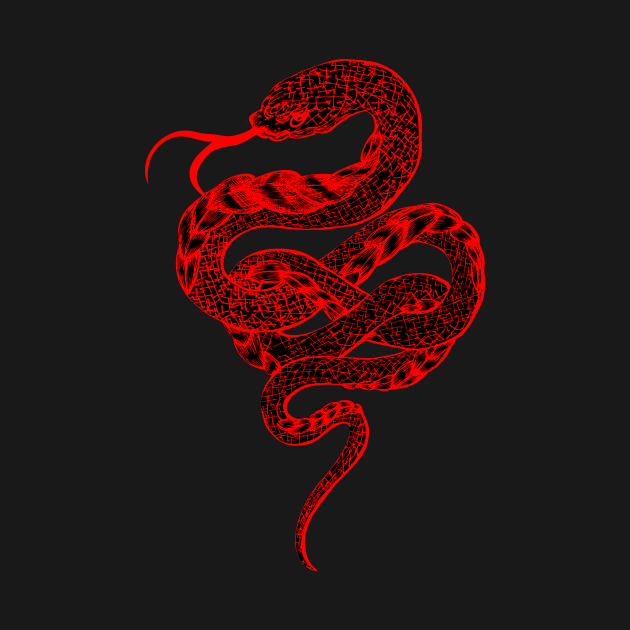 Red Serpent - Snake - Tank Top | TeePublic