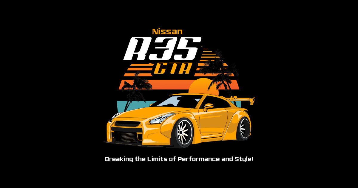 R35 GTR JDM Car - R35 Gtr Jdm Car - Posters and Art Prints | TeePublic
